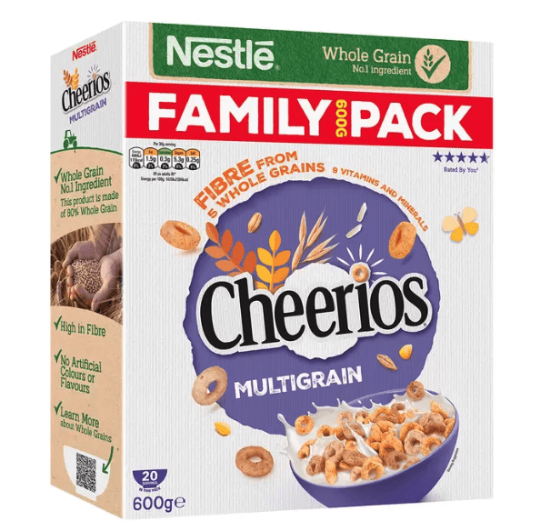 Cheerios Crunchy Wholegrain Cereals 600g