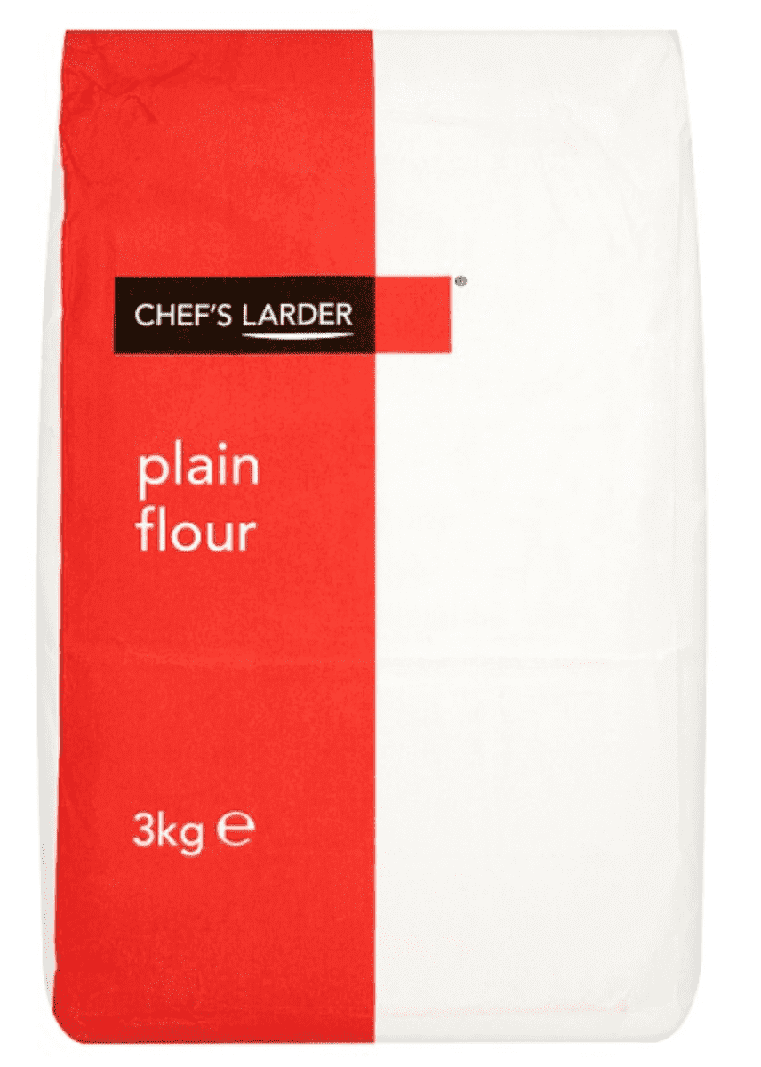 Chef s Larder Plain Flour 3kg Pack of 4 x 3kg