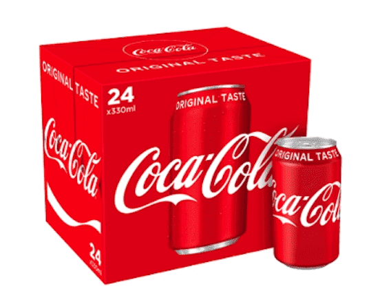 Coca Cola Can 330 ml Pack of 24