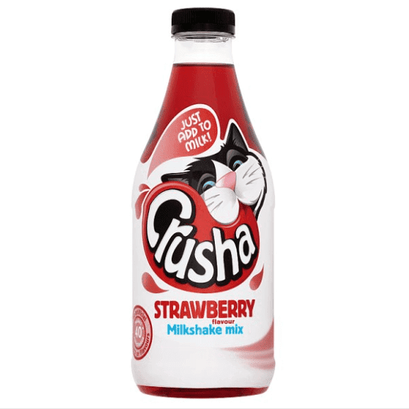 Crusha Strawberry Milkshake Flavouring - 1Litre Pack of 1