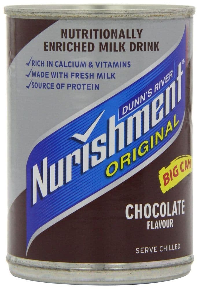 Dunns River Nurishment Original Chocolate 400 g Pack of 12 Package may vary