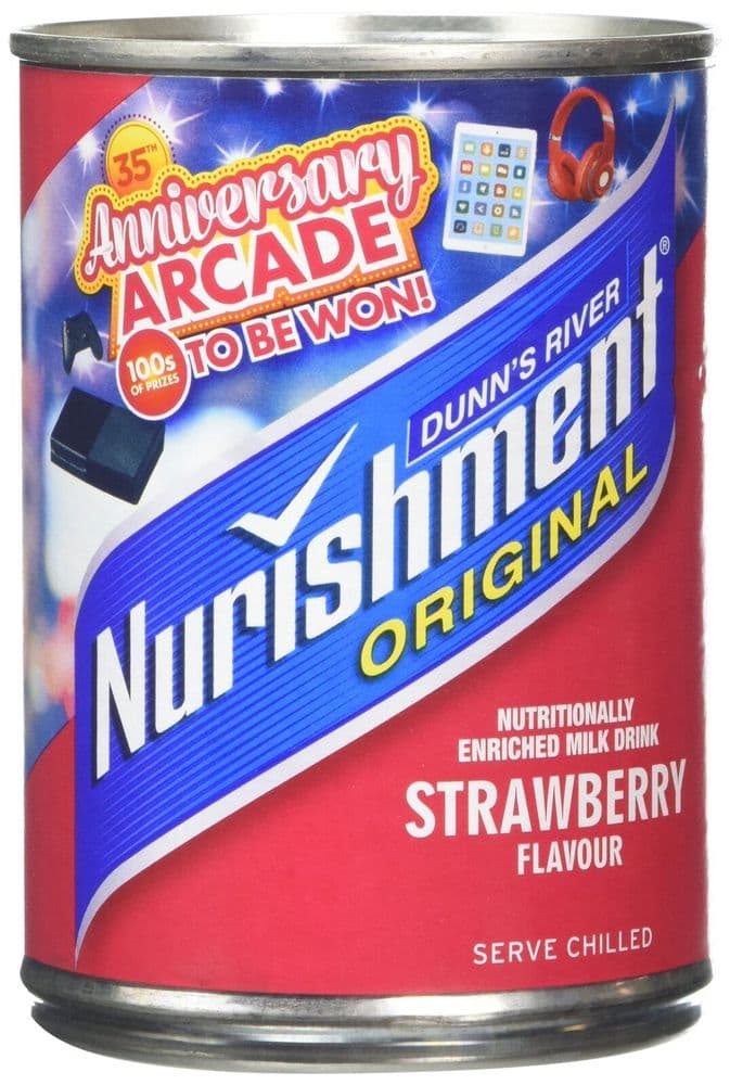 Dunns River Nurishment Original Strawberry 400 g Pack of 12