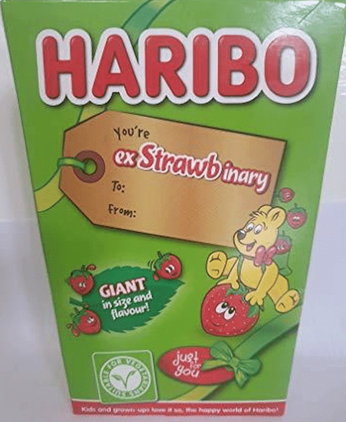 Haribo Giant Strawbs Gift Box 380g