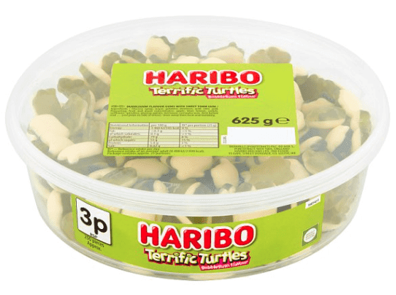 Haribo Terrific Turtles 625g