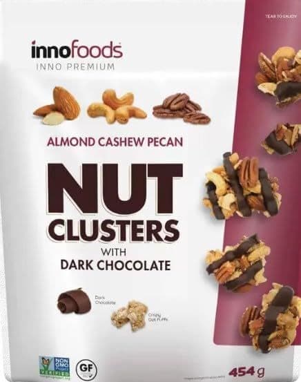 Inno Foods Nut Clusters with Dark Chocolate & Oat Puffs 454g