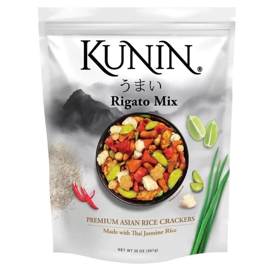 Kunin Rigato Mix Jasmine Rice Crackers 567g Assorted Snacks