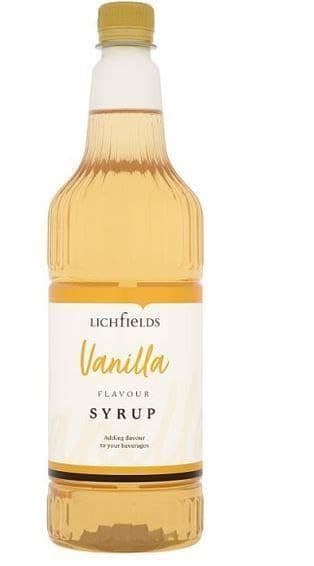 Lichfields Vanilla Flavour Syrup 1 Litre