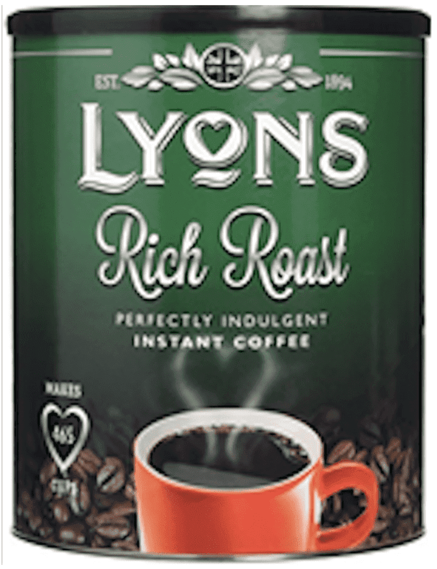 Lyons Rich Roast Coffee Granules 750g x 6 pack