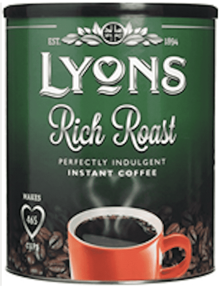 Lyons Rich Roast Coffee Granules 750g x 6 pack