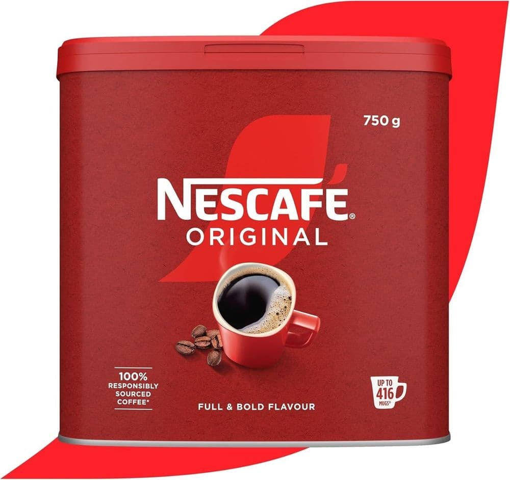 Nescafe Original Full & Bold Flavour Instant Coffee Tub of 750g