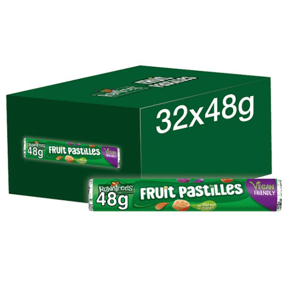 Nestlé Rowntree s Fruit Pastilles Vegan Friendly Sweets Tube 32 X 48g
