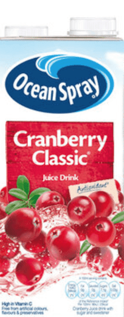 Ocean Spray - Cranberry Classic Juice Drink - 1L Case of 12