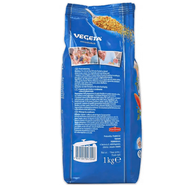 Podravka Vegeta All Purpose Food Seasoning 1kg Pack of 1