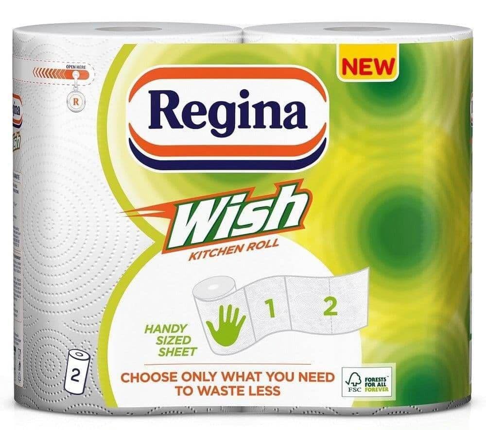 Regina Wish Kitchen Roll- 2 Roll Pack of 1