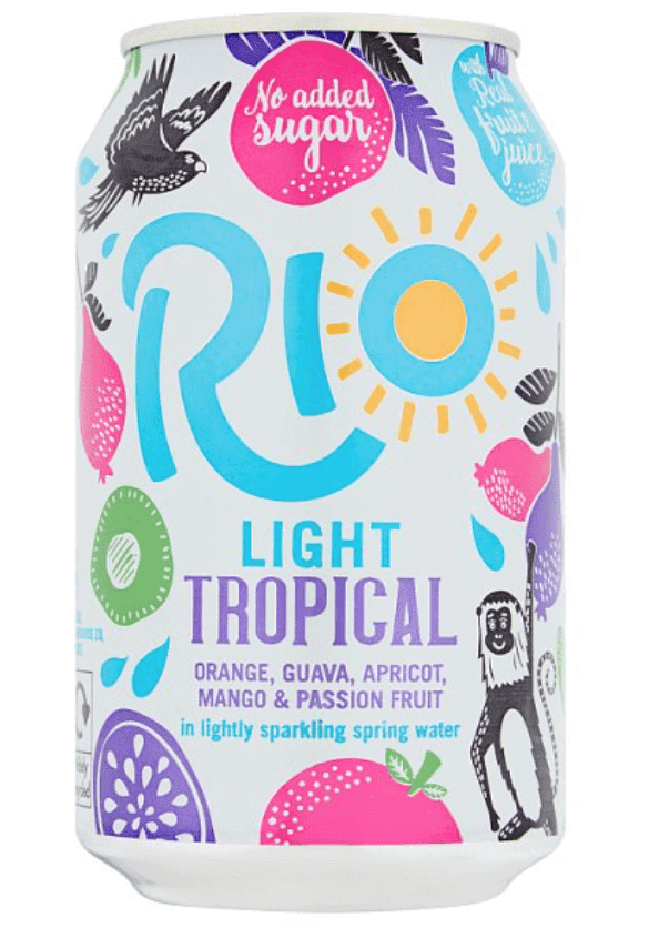 Rio Light Tropical 330ml 24 Pack