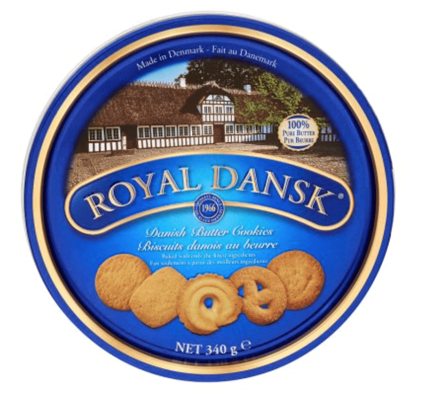 Royal Dansk Danish Butter Cookies 340g tin