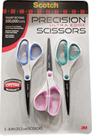 Scotch Precision Ultra Edge Scissors 3 Pack