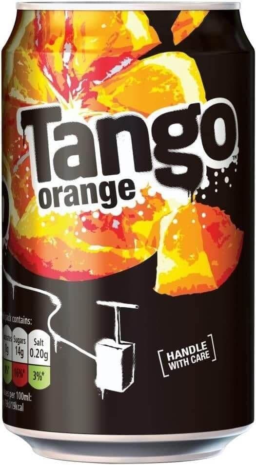 Tango Orange Can 330ml Pack Of 24