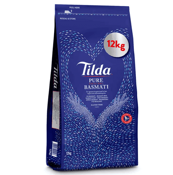 Tilda Pure Basmati Rice 12Kg