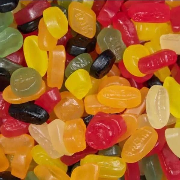 Vidal Wine Gums Fruity Chewy Sweets 1kg Sharing Bag