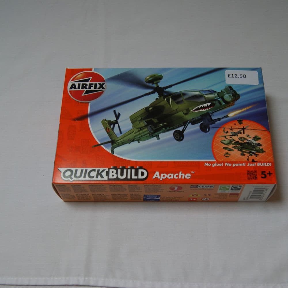 Airfix QuickBuild Apache Helicopter Plastic Kit
