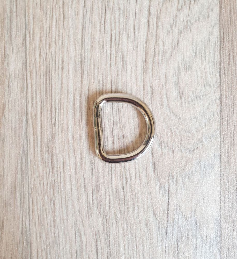 1" Nickel Plated D Ring