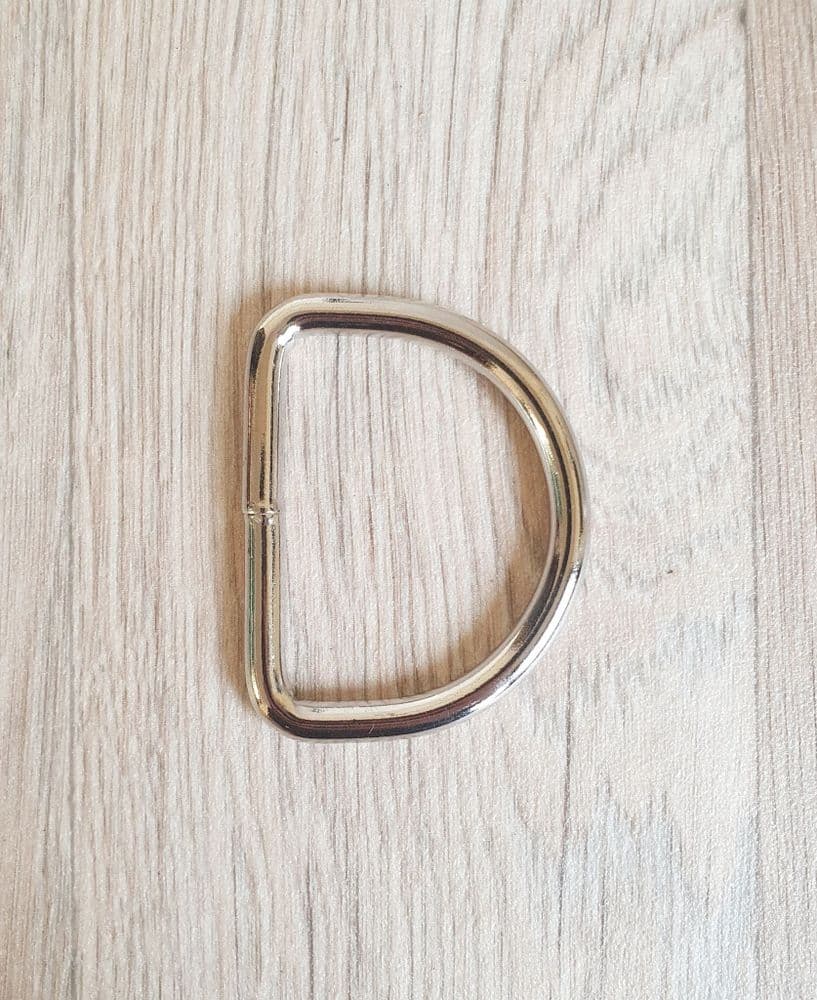 2" Nickel Plated D Ring