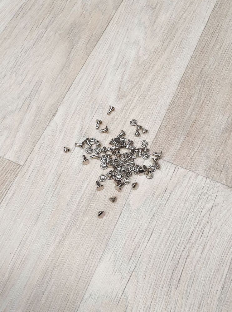 7mm Nickel Plated Double Capped Rivets