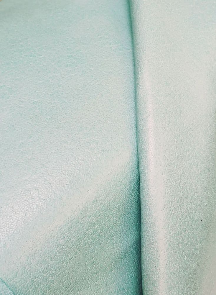 Aqua 1mm Calf Texture to imitate Pigskin