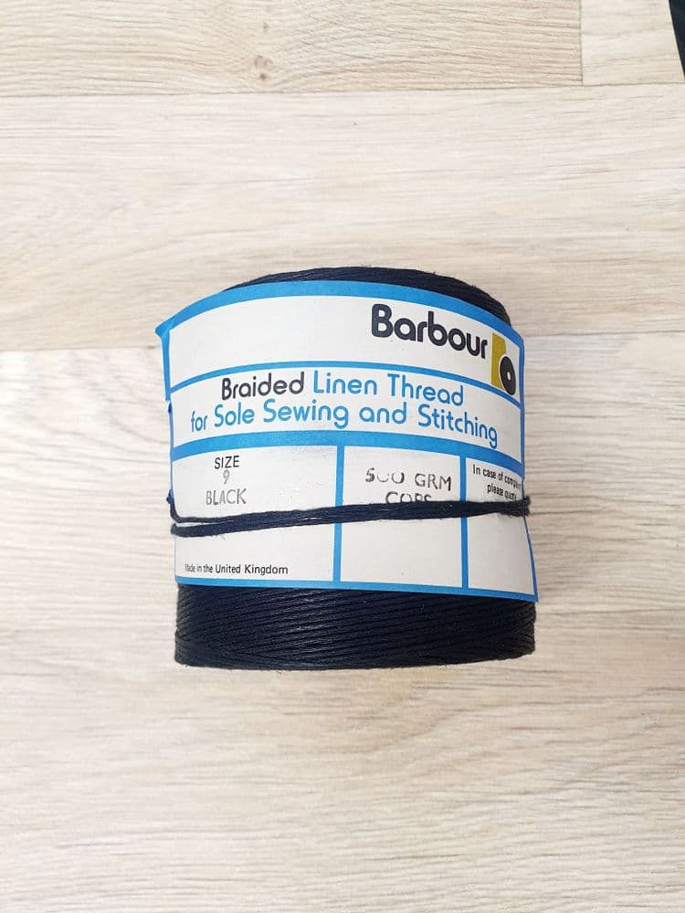 Barbour Braided Linen Thread in Black