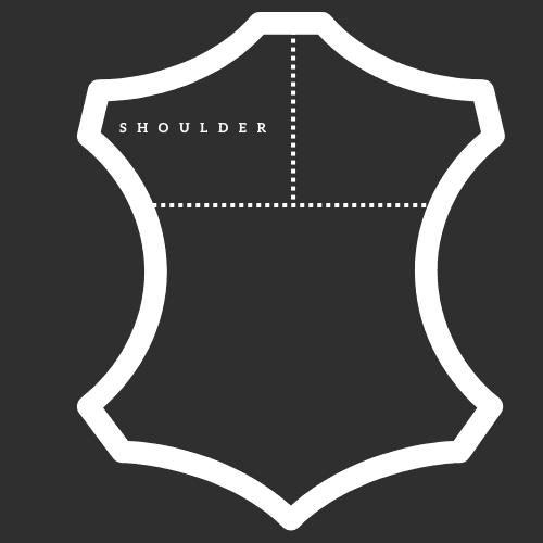 Natural Vegetable Tanned Panel Shoulders 1mm