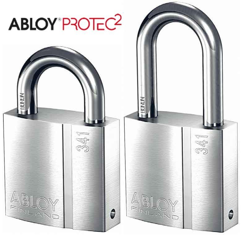 Abloy PL341 Protec 2 padlocks £94.50 c/w 2 keys