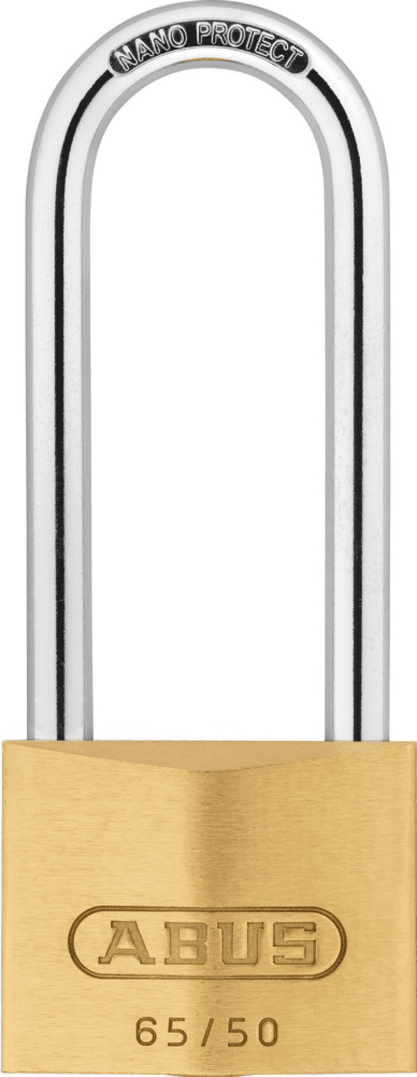 Abus 65/50HB80 Brass Padlocks £13.50 - next day delivery