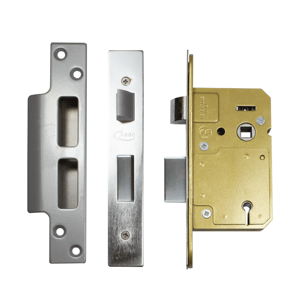 Asec AS11322 BS 5 Lever Mortice Sashlock £16.90 - Next day delivery