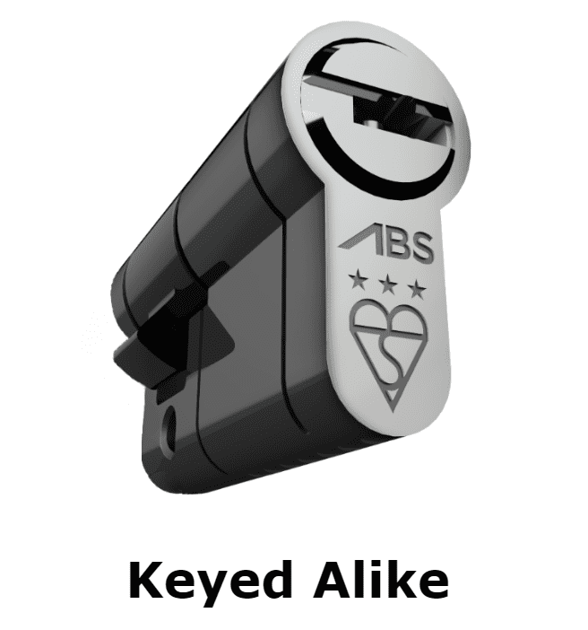 Avocet ABS Master Half Single Cylinders - Keyed Alike