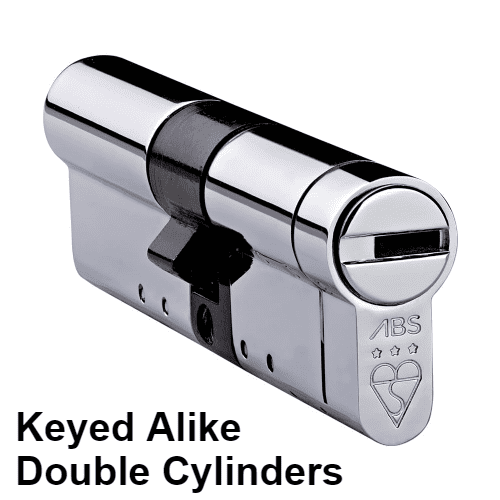 ABS Keyed Alike (Same key) Double Cylinders - Best UK Price