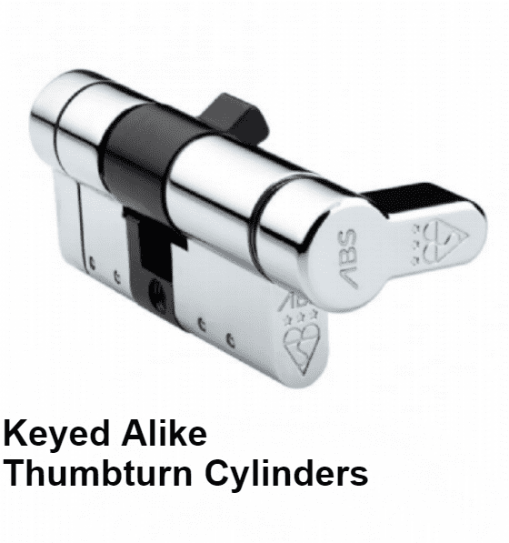 Avocet ABS Ultimate Thumbturn Cylinder - Keyed Alike