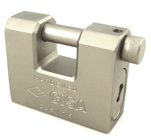 Cisa 28550-75 Sliding Shackle Steel Padlock £56.00 - next day delivery