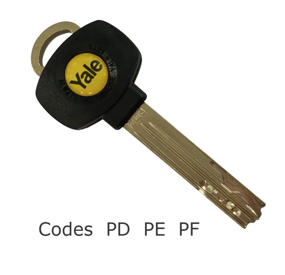 Yale Genuine P Series Platinum Keys £8.50 - Next day delivery