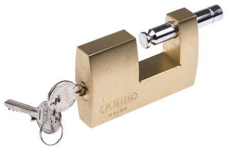Abus 82/90 Brass Padlock £30.60 - next day delivery