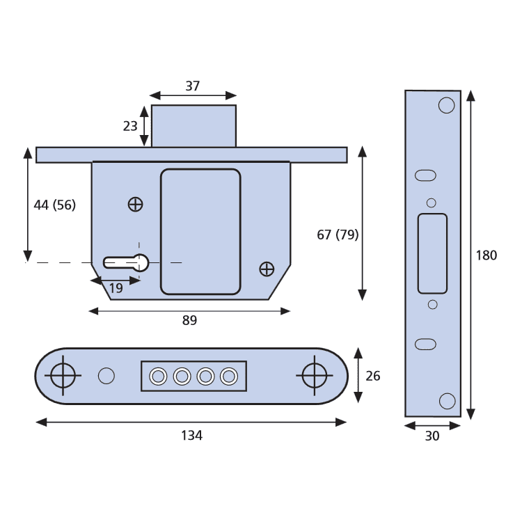 ERA Fortress 5 Lever BS Mortice Deadlocks from £14.70