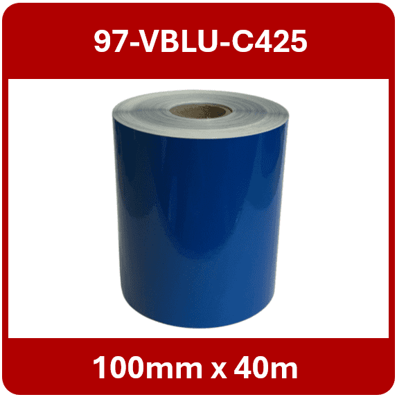 97-VBLU-C425 100mm x 40m Continuous Vinyl Roll
