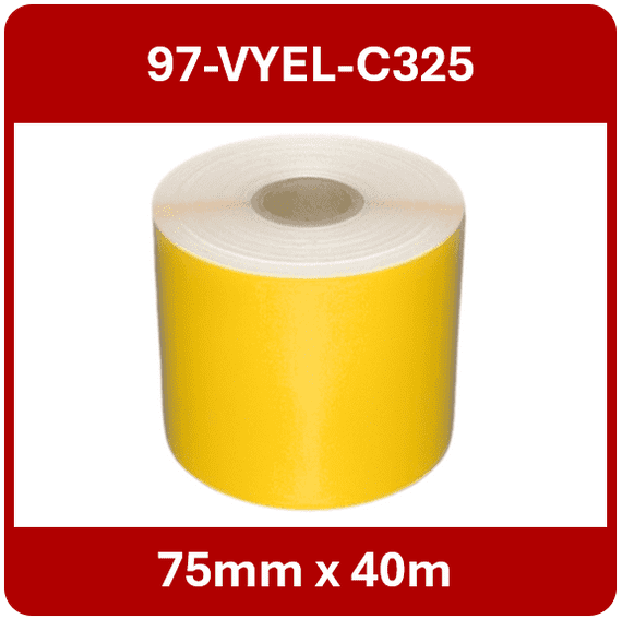 97-VSLV-C325 75mm x 40m Continuous Vinyl Roll
