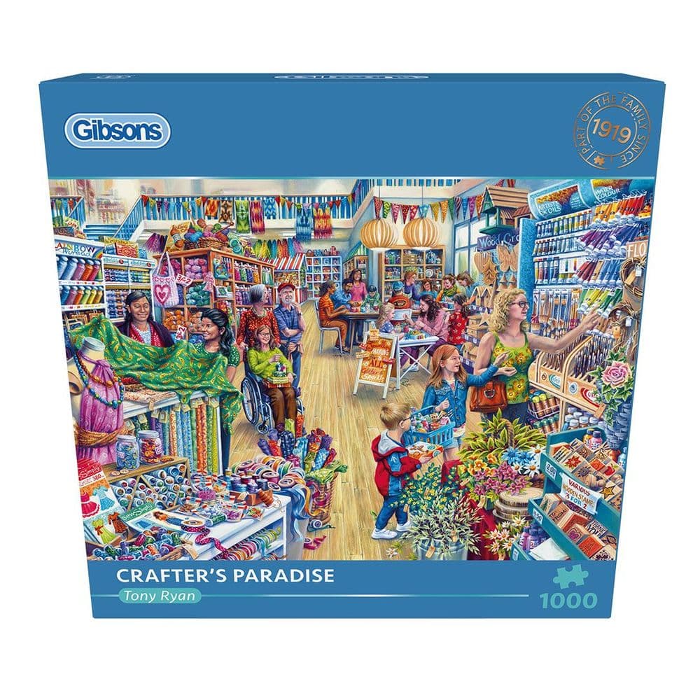 Crafters Paradise Gibsons 1000 Piece Jigsaw Puzzle