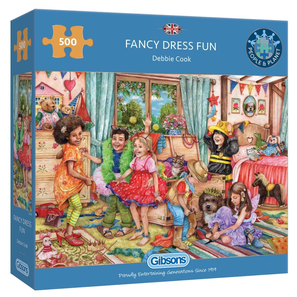 Fancy Dress Fun Gibsons 500 Piece Jigsaw Puzzle