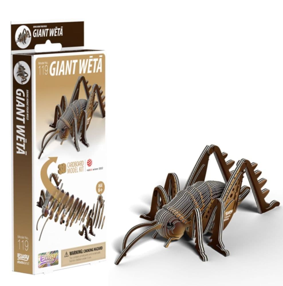 Giant Weta Eugy 3D Cardboard Model Kit