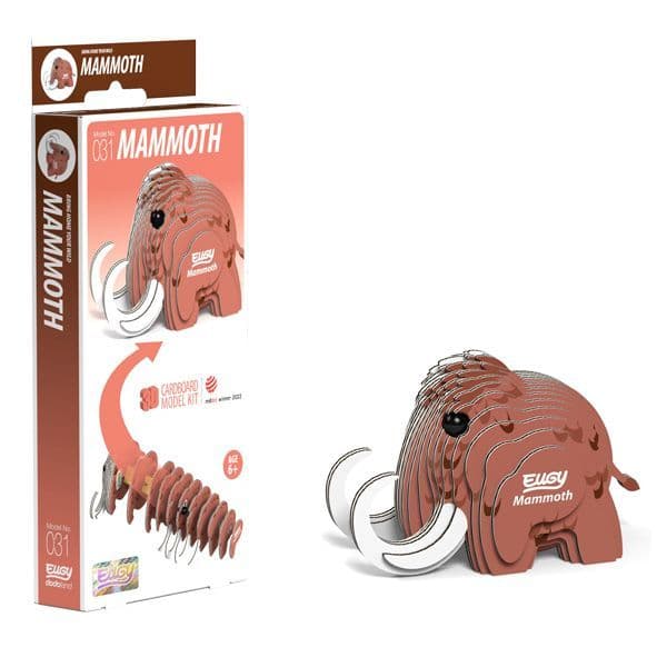 Mammoth Eugy 3D Cardboard Model Kit