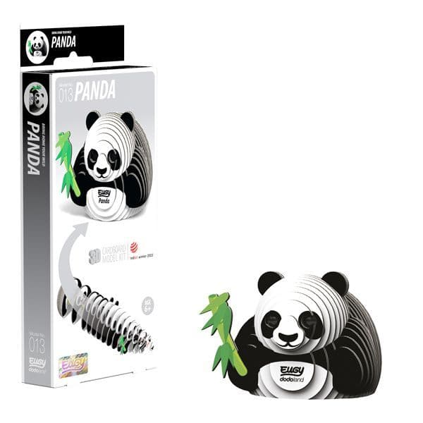 Panda Eugy 3D Cardboard Model Kit