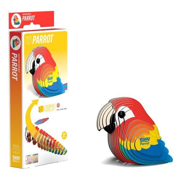 Parrot Eugy 3D Cardboard Model Kit