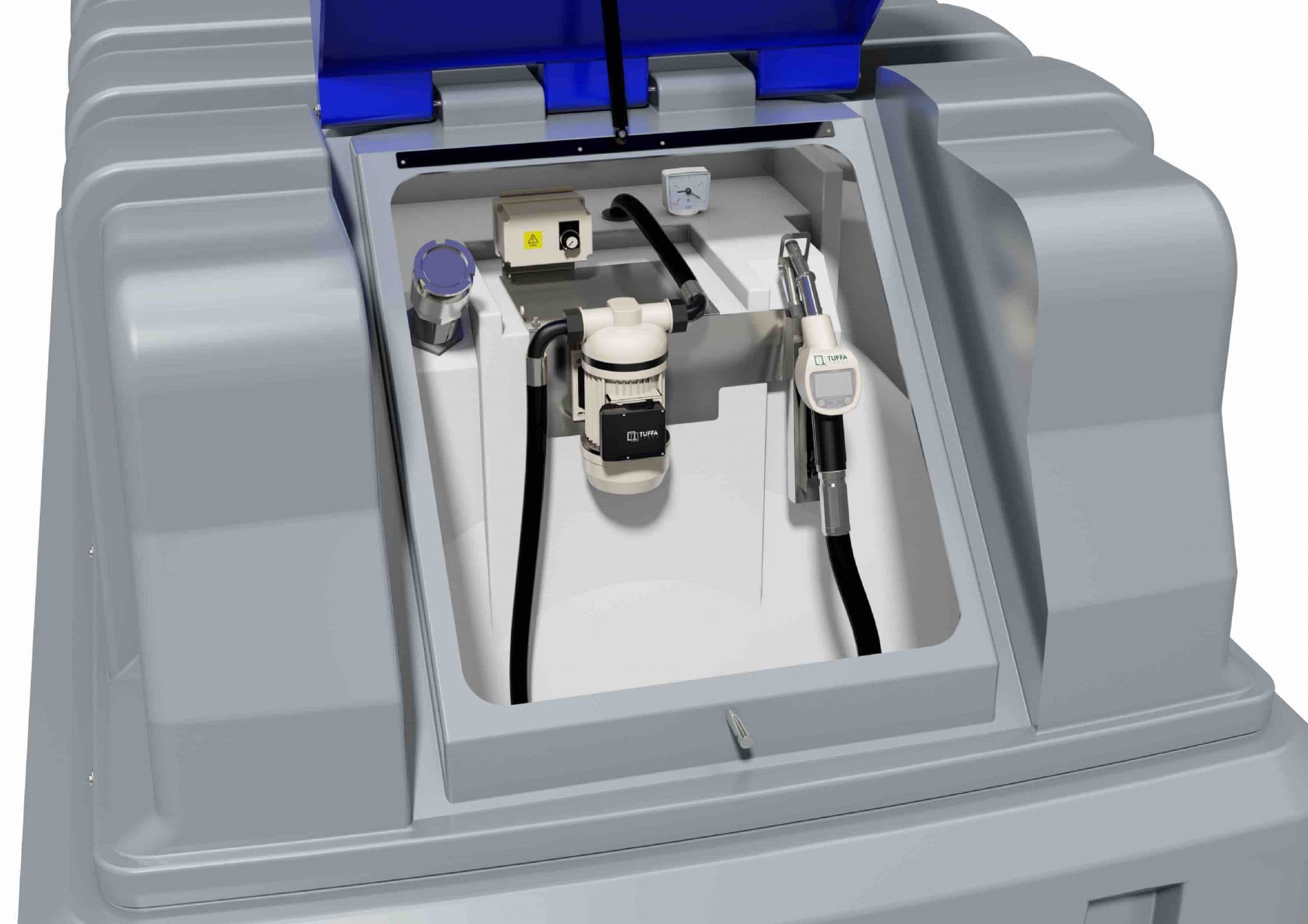 Tuffa 2500 Litre AdBlue Dispensing Tank - Bunded With Pump